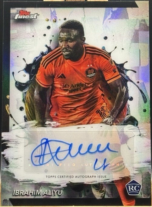 2024 Topps Finest Mls - Autographs Ibrahim Aliyu #BA-IA (AU, RC) for ...