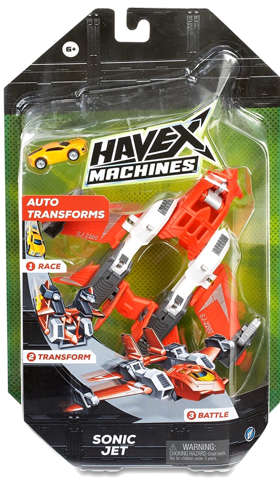 Havex Machines Sonic Jet SJ-2200 Vehicle Race/Transform/Battle | eBay