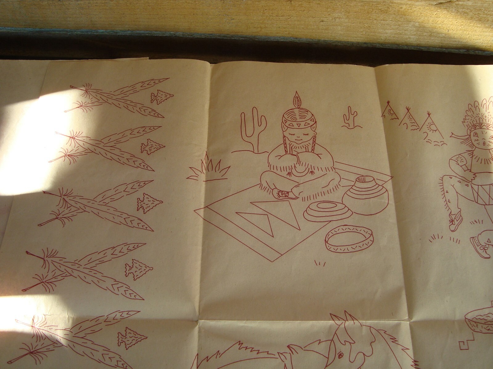 Vintage Artex Transfer Pattern Sheet for Hand Embroidery Horses ...