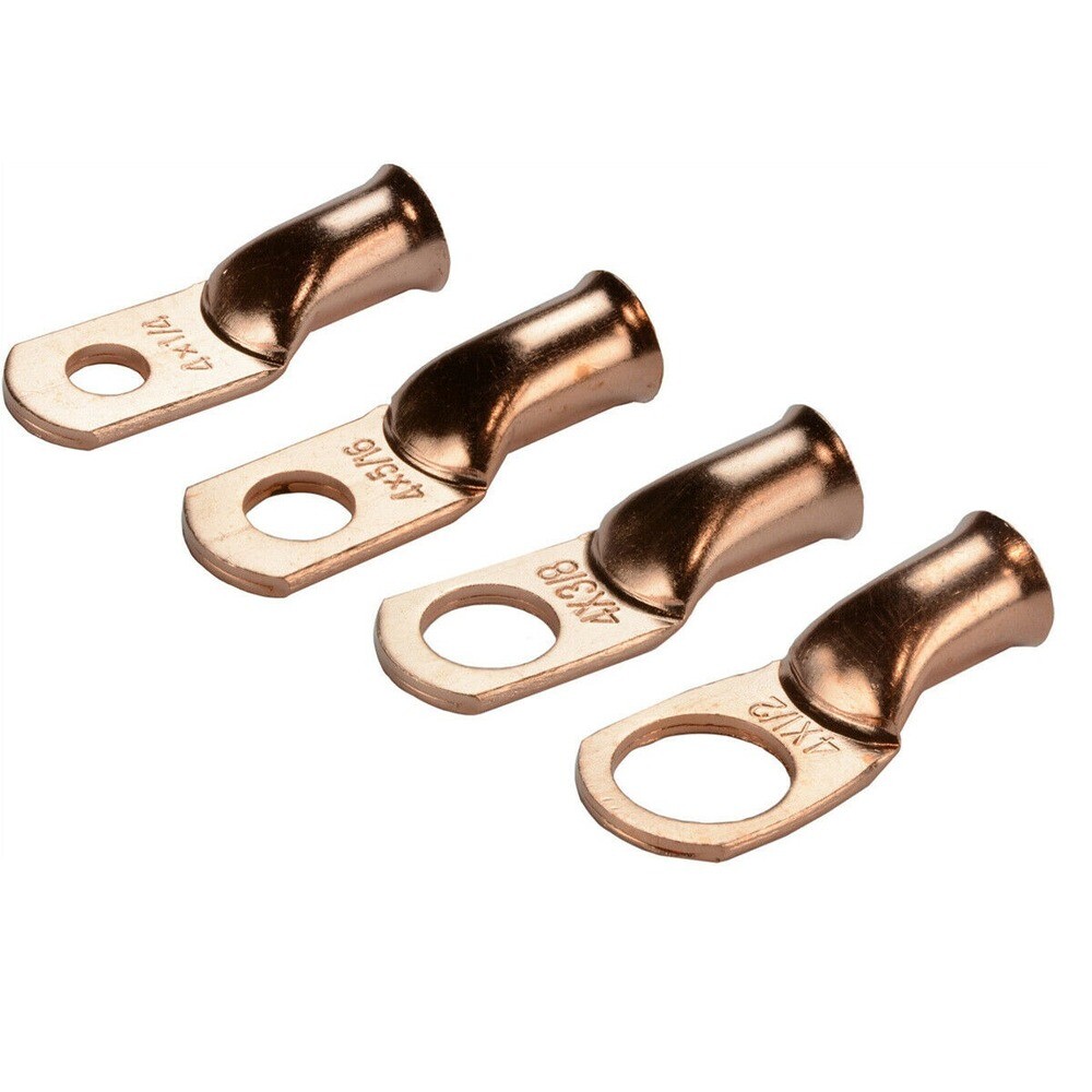 Assorted Car Auto Copper Ring Lug Terminal Wire Bare Cable Ends Crimp ...
