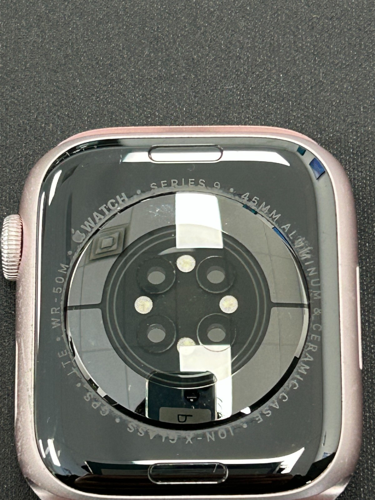Apple Watch Series 9 45mm Cellular Pink Aluminum Gray Sport Band – READ ...
