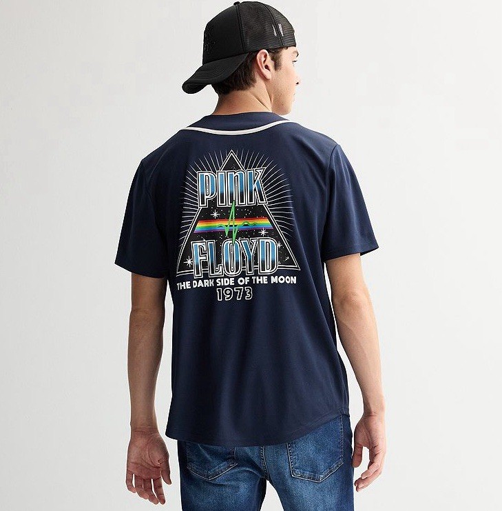 Pink Floyd The Dark Side of the Moon 1973 Starry Prism Baseball Jersey Small | eBay