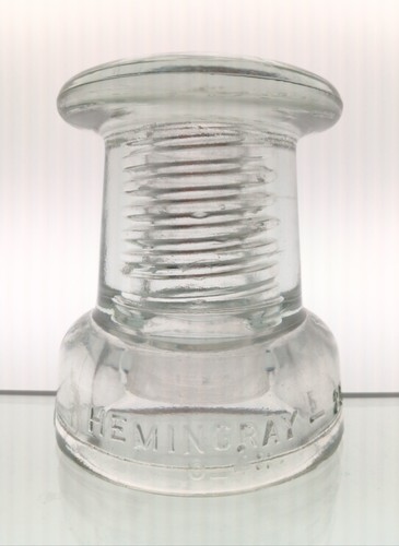 Hemingray-25 Clear Glass Insulator | eBay