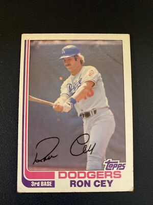 1982 Topps #410 Ron Cey Los Angeles Dodgers Baseball card | eBay