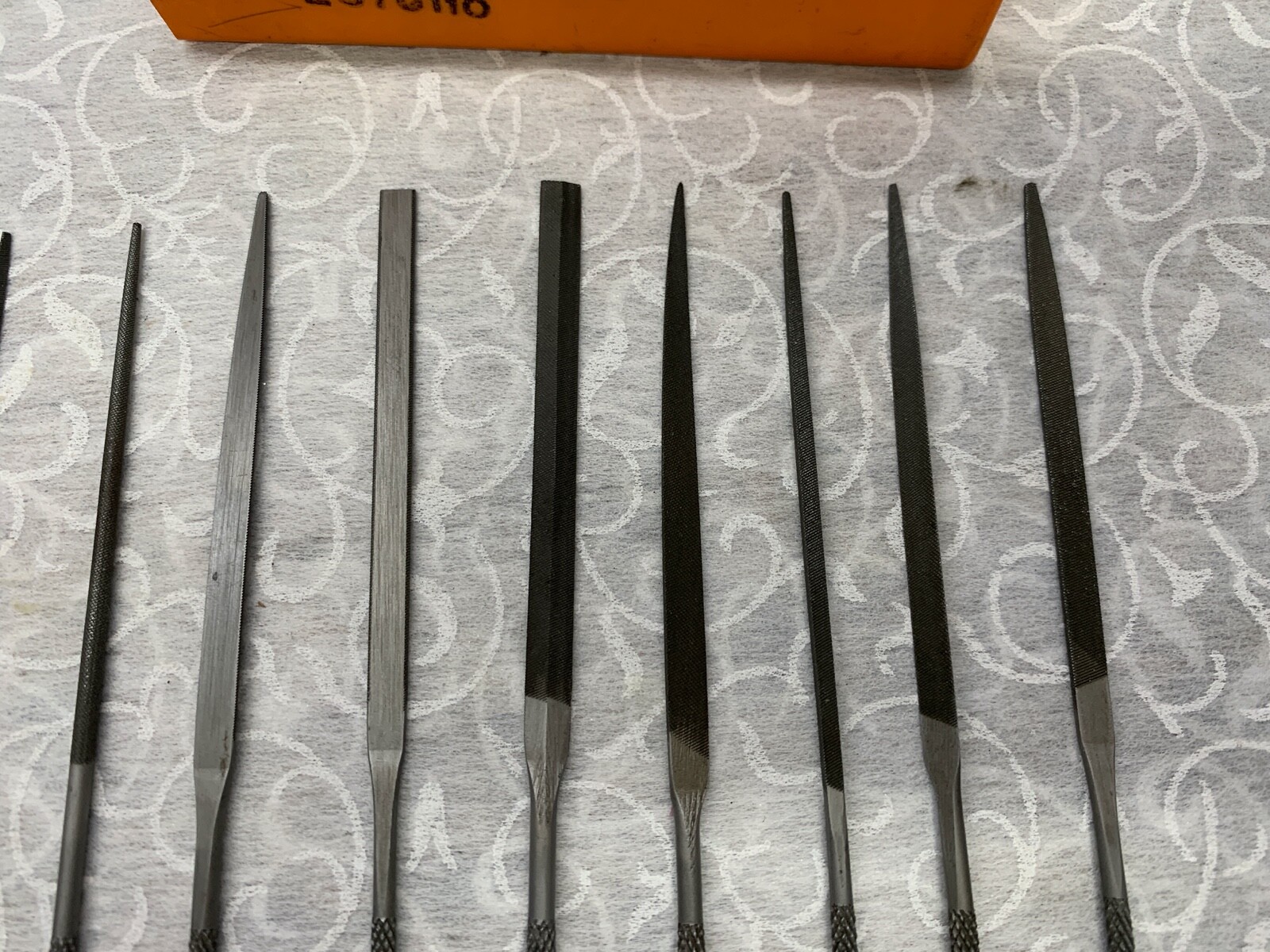 Set of 12 NICHOLSON X.F. #0 Needle Files 5-1/2" Over Length Made in USA ...