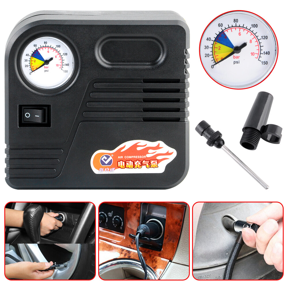 Elektrische Auto Reifen Luftpumpe Kompressor Pumpen für Fahrrad KFZ ...