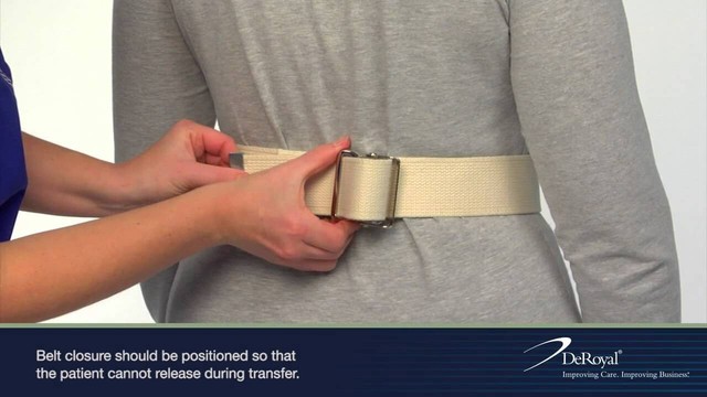 Deroyal Gait Belt Heavy Duty M2616D72 2" " STRI ED TIGER TEETH BUCKIE ...