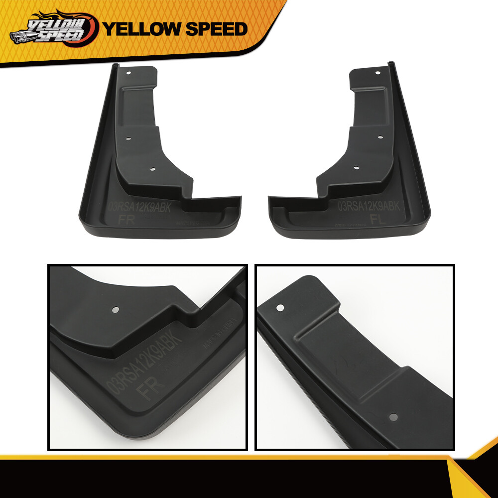 Fit For 2022-2023 Ford Maverick Black Wheel Splash Guards Mud Flaps Set ...