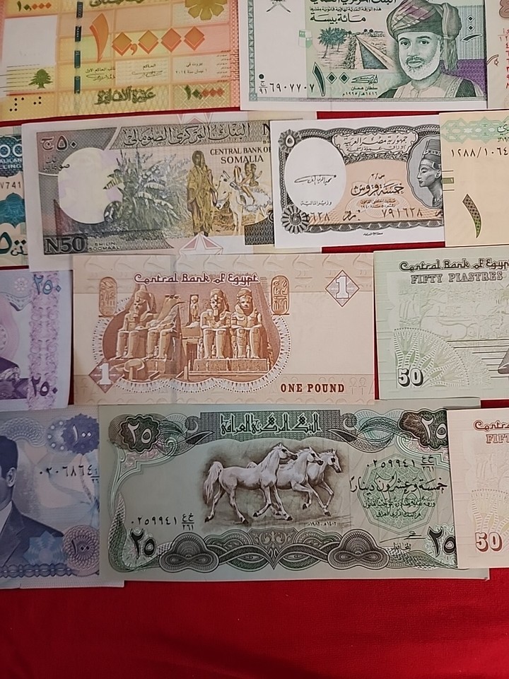 22 Middle East Paper Money Uncirculated,Crisp DIFFERENT Years H500 | eBay