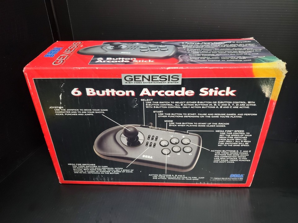 Sega Genesis Original Arcade Power Stick Controller Joystick MK 1655 OR ...