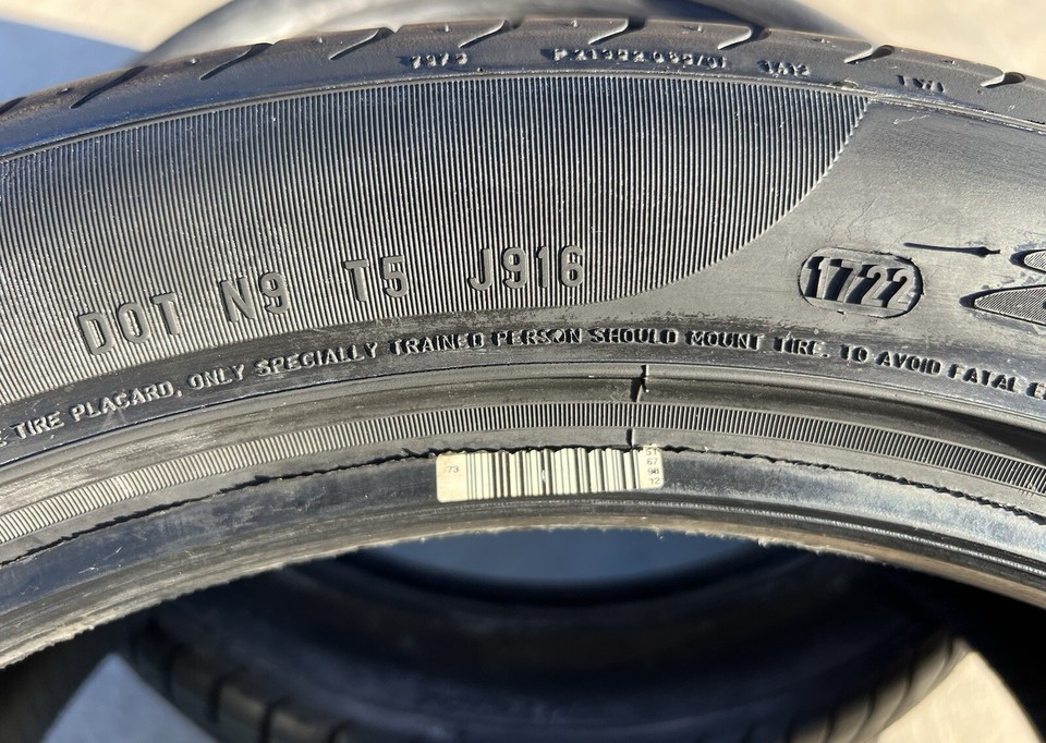 TWO BRAND NEW 275/40ZR20 106Y Pirelli P Zero TPC Spec Chevrolet Camaro ...