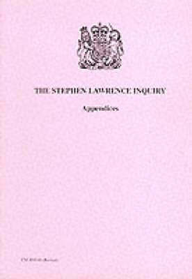 Stephen Lawrence Inquiry: Appendices (Paperback, 1999) for sale online ...
