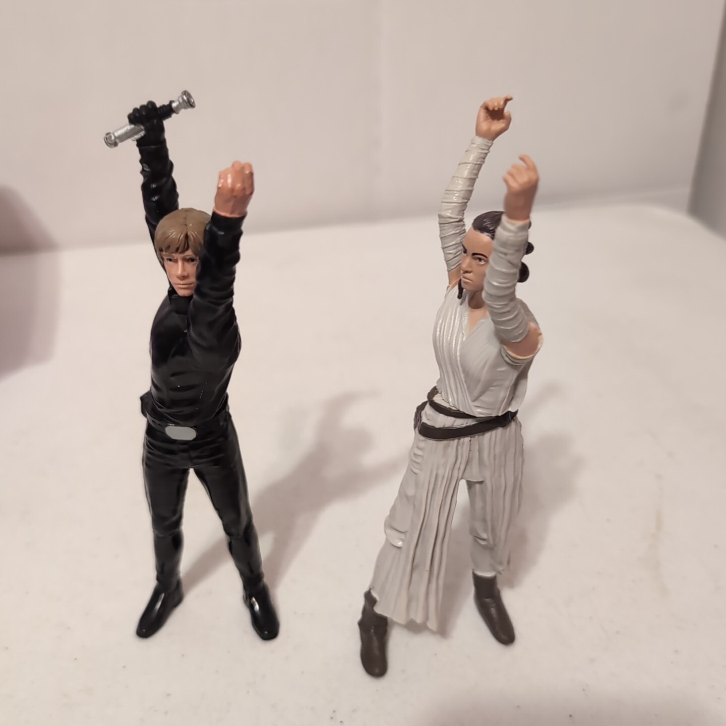 Lot 2 Star Wars Rey B9891 & Luke B6333 Figures LFL Hasbro 6" Figures | eBay