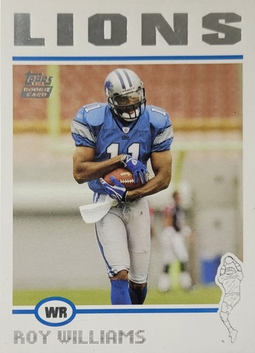 2004 Topps Roy Williams Rookie Detroit Lions #320 -YC | eBay