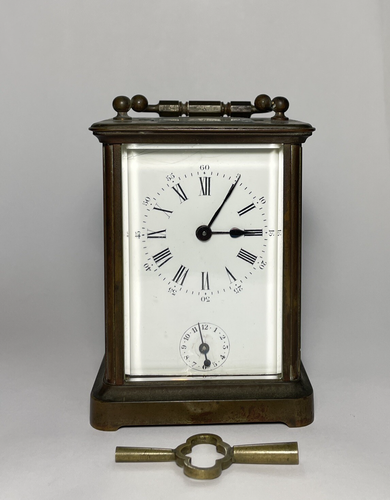 Antique French Carriage Clock & Key | eBay
