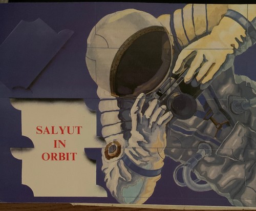 Original Soviet Russian Space Book **Salyut orbiting** in English ...