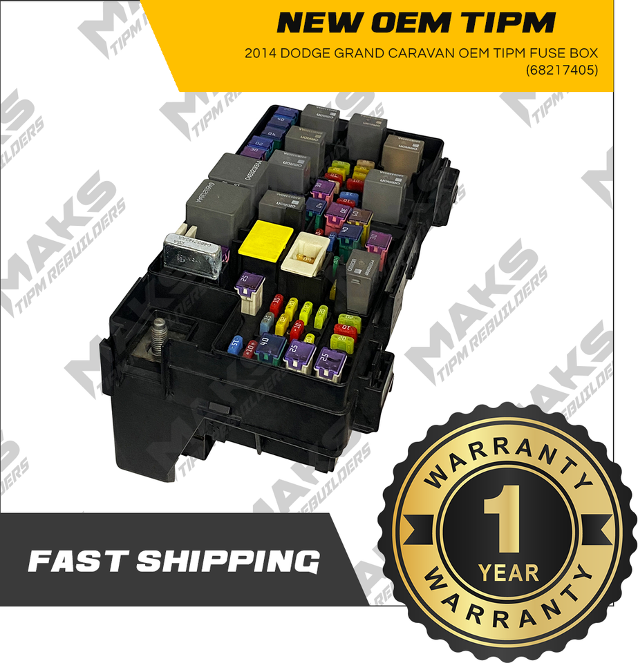 2014 Dodge Grand Caravan OEM New TIPM 68217405 *PROGRAMMING INCLUDED ...