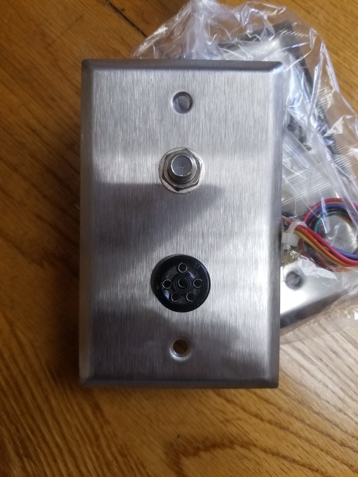 Mulberry Stainless Steel Cover With 6 Pin Low Voltage & Coax Jack | eBay