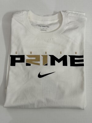 New Nike Coach Prime Colorado Buffaloes Mens White T shirt NCAA | eBay