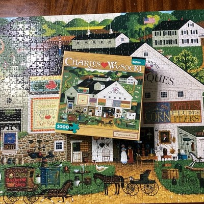 Buffalo Charles Wysocki Peppercricket Farms 1000 Pc Puzzle Complete ...