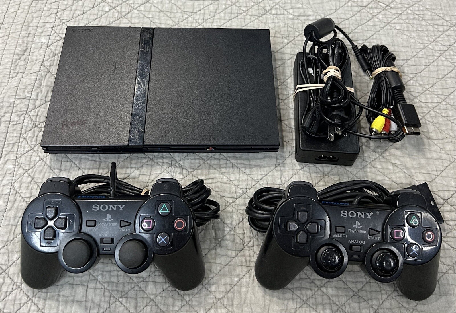 PlayStation 2 PS2 Slim Console + 2 PS2 Controllers | eBay