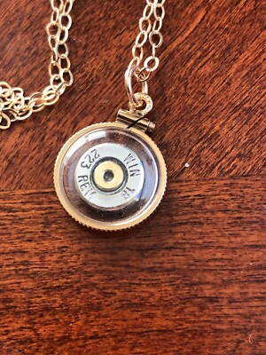 223 bullet necklace,Vintage 12k gold filled locket | eBay