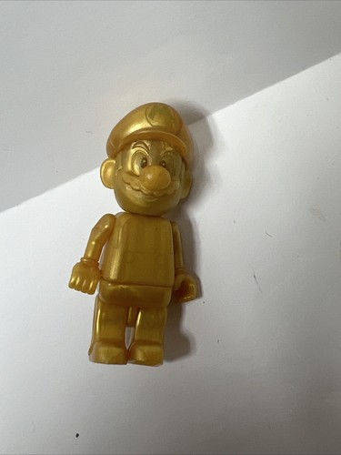 KNEX Nintendo Super Mario Bros GOLD Mario Mini Figure, Approx 2.25 ...