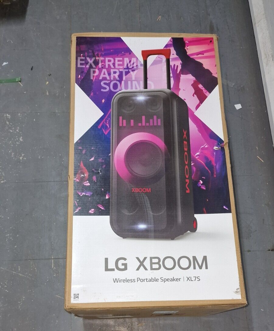 LG Exertis XBOOM XL75 Bluetooth Wireless Speaker Black-20 hours battery ...