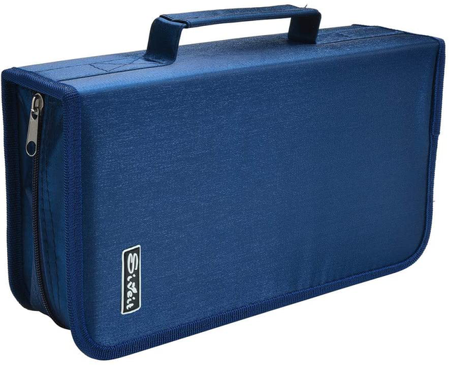 128 Disc CD DVD Storage Carrying Case Holder Solution Binder Book ...