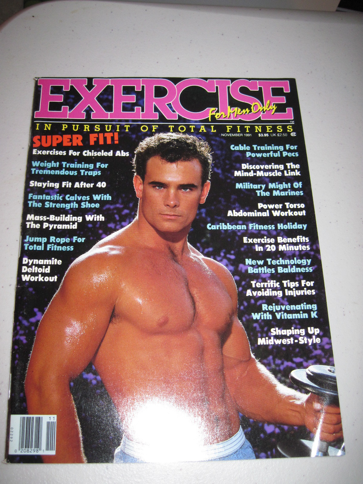 Exercise For Men Only, November 1991. Cover by John Falocco! (gay ...
