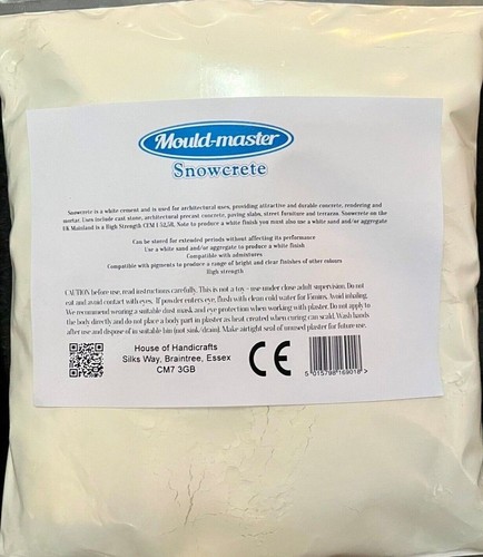 Snowcrete White Cement For Architectural Uses | eBay UK