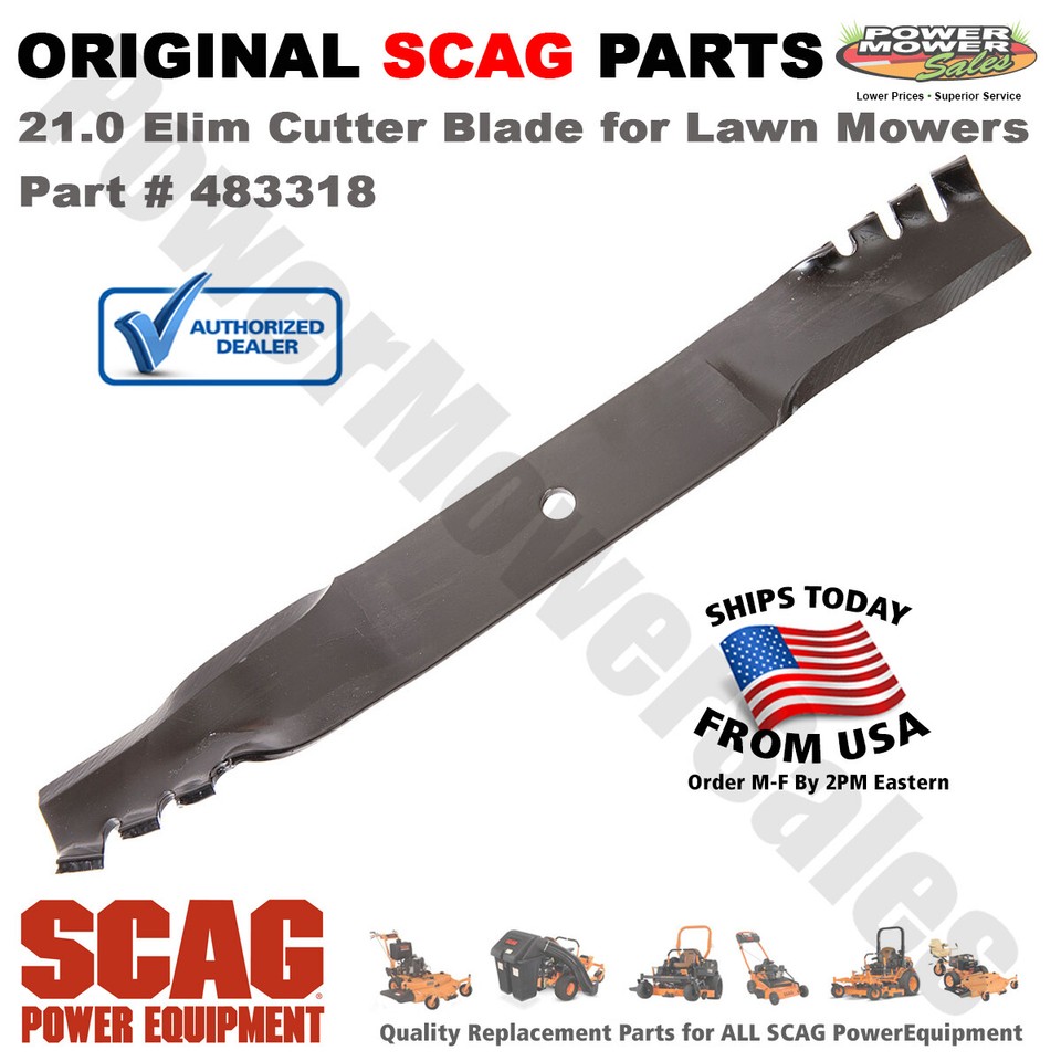 Scag 21.0 Eliminator Cutter Blade for Lawn Mowers / 482237 482693 ...