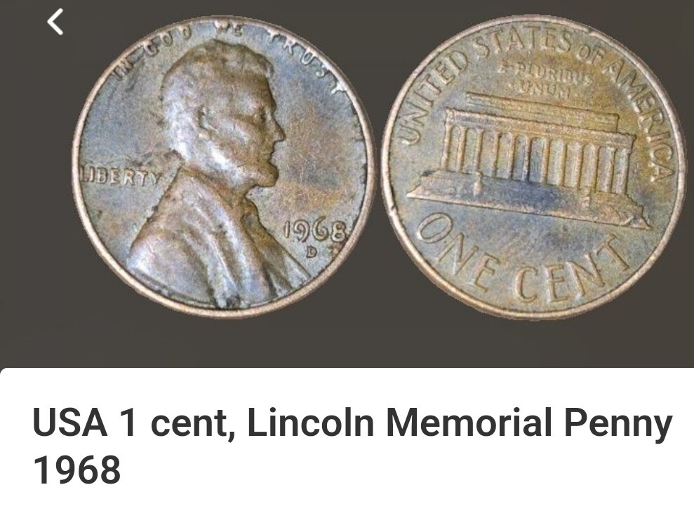 1968-D Transitional ERROR Penny | eBay