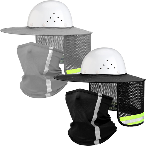 4 piezas de sombrero duro parasol de ala completa, sombrero duro ...