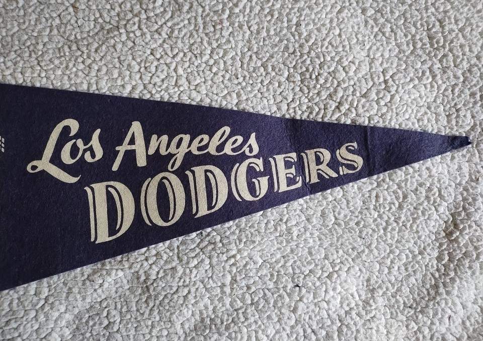 Vintage 1960s Los Angeles Dodgers Pennant Full Size | eBay