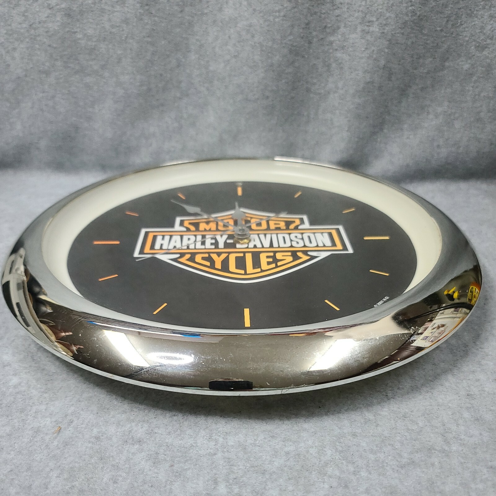 2001 Harley Davidson Motorcycle Rev Throttle Sounds Speaker Wall Clock ...