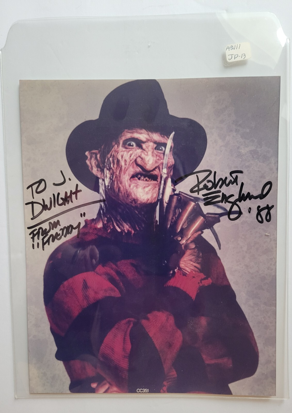 Robert Englund - Signed Autograph Color 8x10 Photo - Nightmare on Elm ...