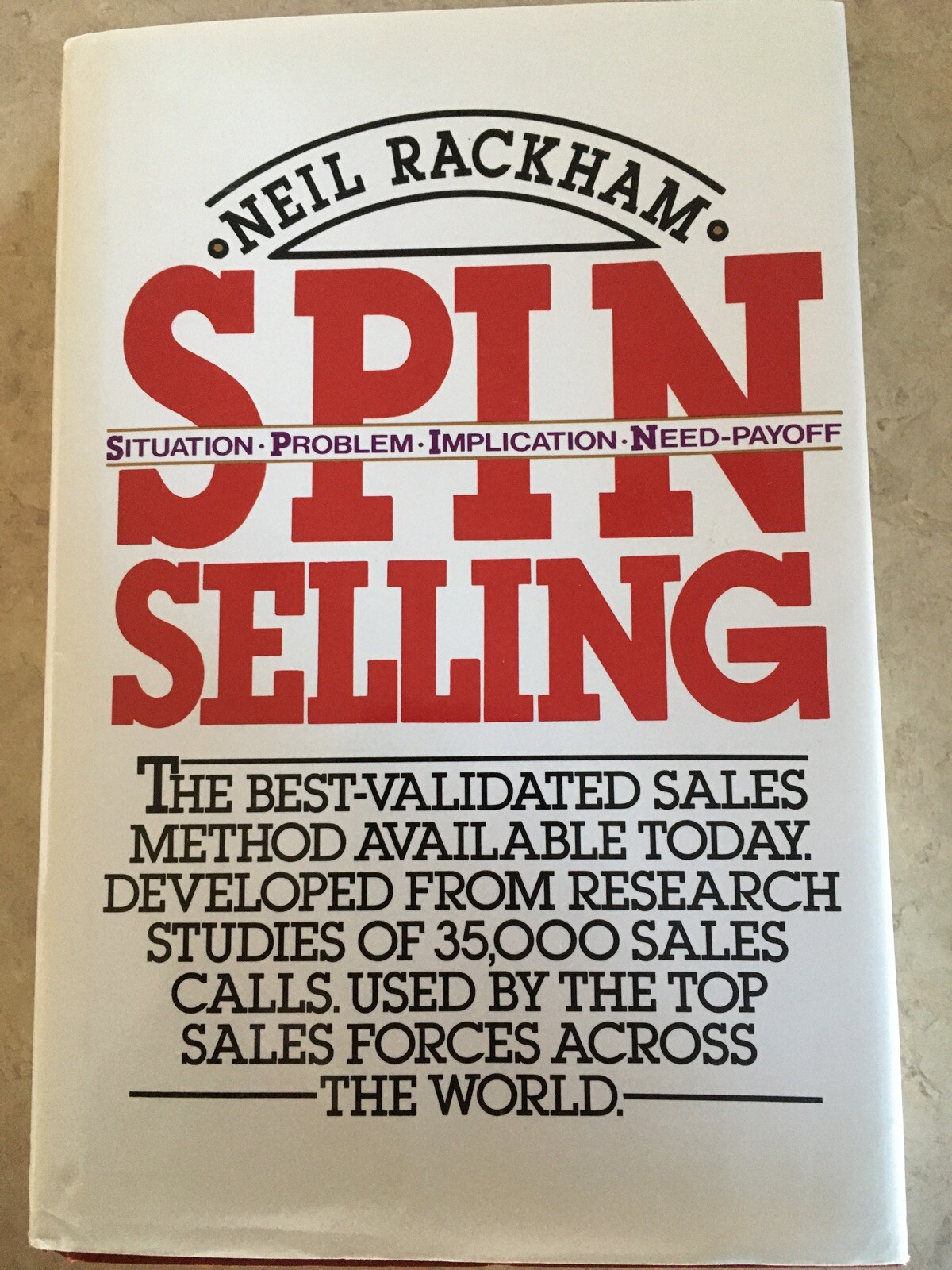 SPIN Selling by Neil Rackham (1988, Hardcover) 9780070511132 | eBay