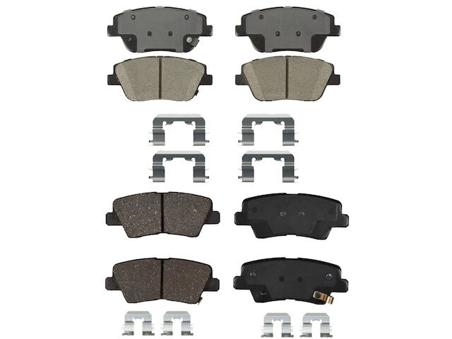 For 2011-2016 Kia Optima Brake Pad Set Detroit Axle 16518YB 2012 2015 ...