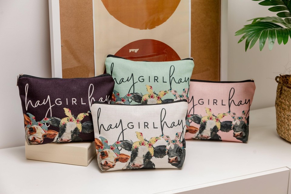 Cow Gifts,Western Makeup Bag,Cow Makeup Bag,Cow Print Stuff,Makeup Bags ...