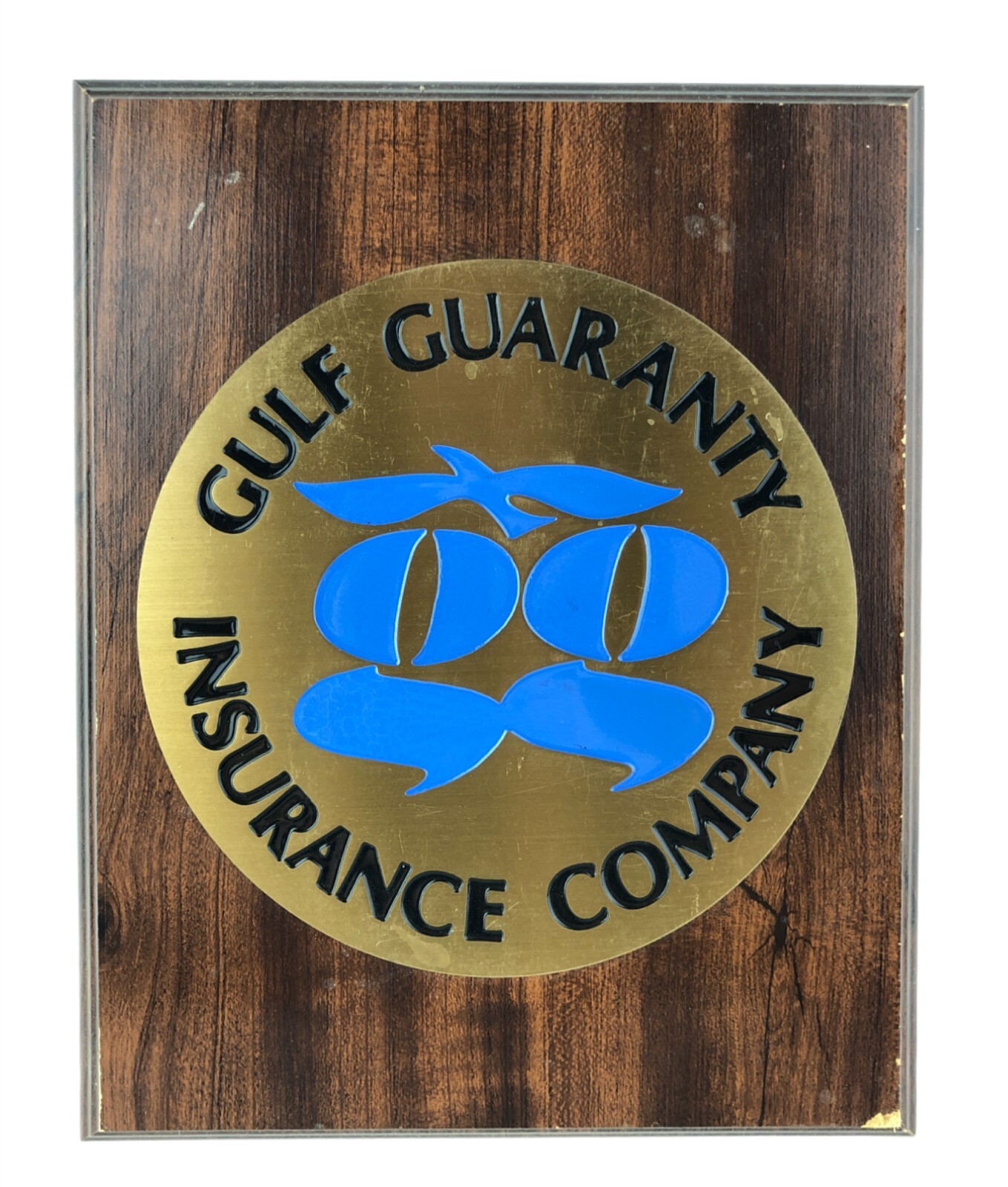 Vtg Gulf Guaranty Insurance Company Wall Plaque Agent Sign | eBay