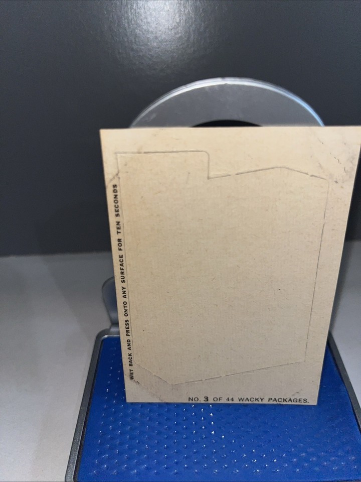 Wacky Pack Packages Trade Card, Vice Joy Cigarettes Topps 1st Series ...