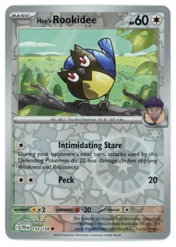 2025 Journey Together Reverse Holo Hop's Rookidee Common #133 | eBay