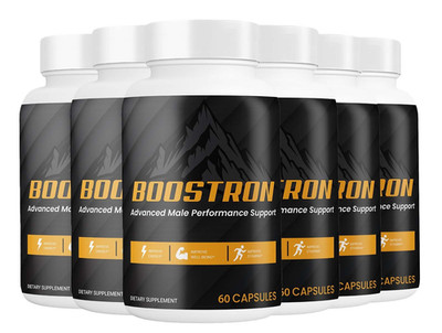 (6 Pack) Boostron Pills for Men, Advanced Formula for Male Health ...
