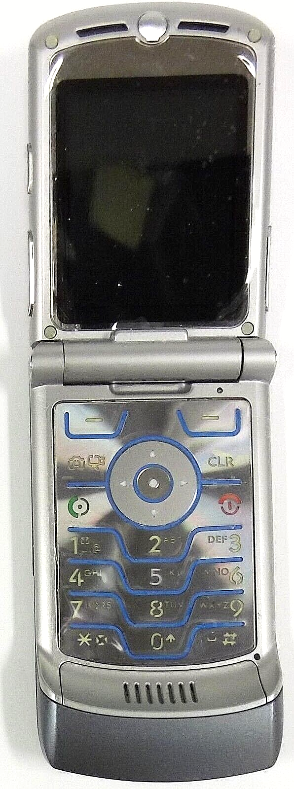 Motorola RAZR V3c - Gray ( Page Plus Cellular ) Very Rare CDMA Phone ...