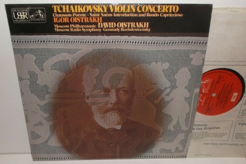 ASD 2813 Tchaikovsky Violin Concerto Igor Oistrakh Moscow Philharmonic ...
