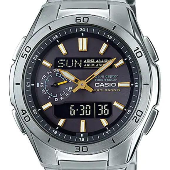 -New- CASIO WAVE CEPTOR WVA-M650D-1A2JF Tough Solar Atomic Radio Watch ...