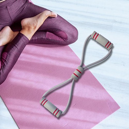 8 Shape Resistance Band Muscle Training Gym Accessory Arm Exerciser | eBay