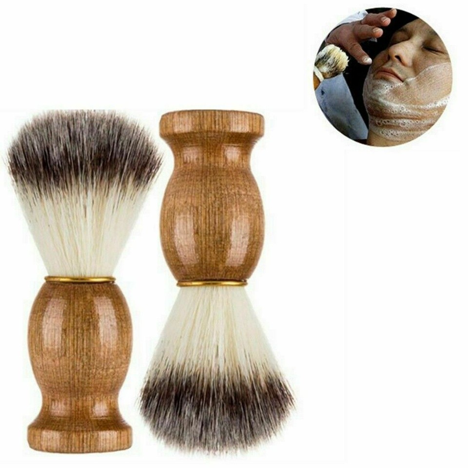 Men Shaving Bear Brush Hair Shave Best Badger Resin Handle Razor Barber ...