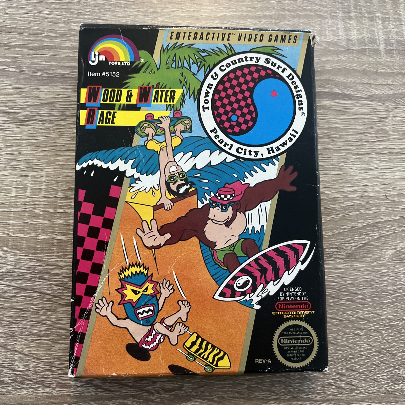 T&C Surf Designs: Wood & Water Rage Complete CIB (Nintendo NES, 1988 ...